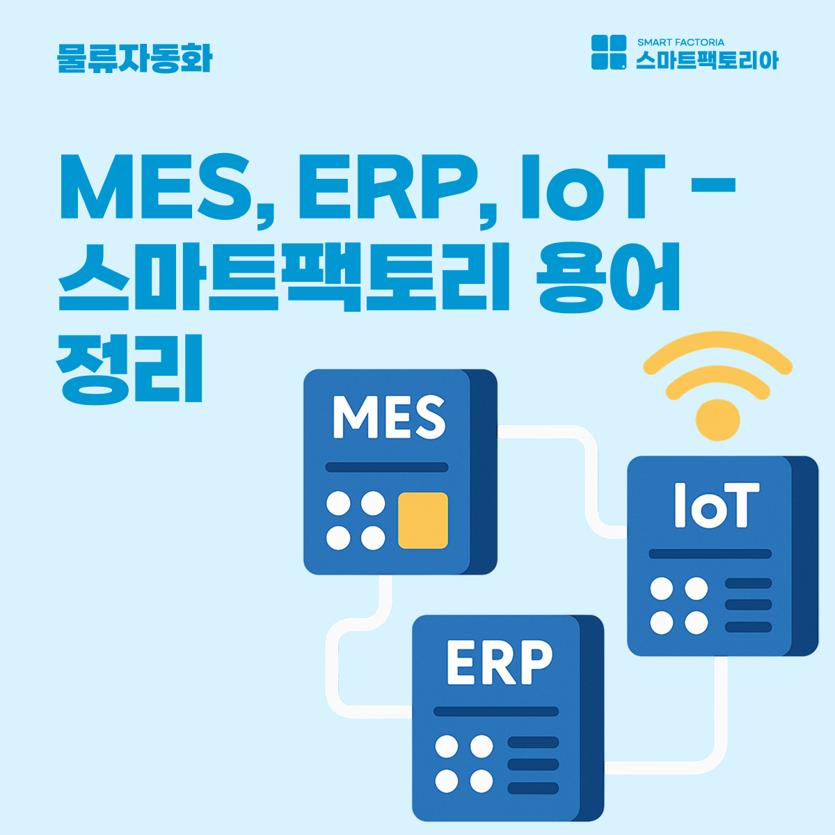 MES, ERP, IoT – 스마트팩토리 용어 정리 | 스마트팩토리아 콘텐츠